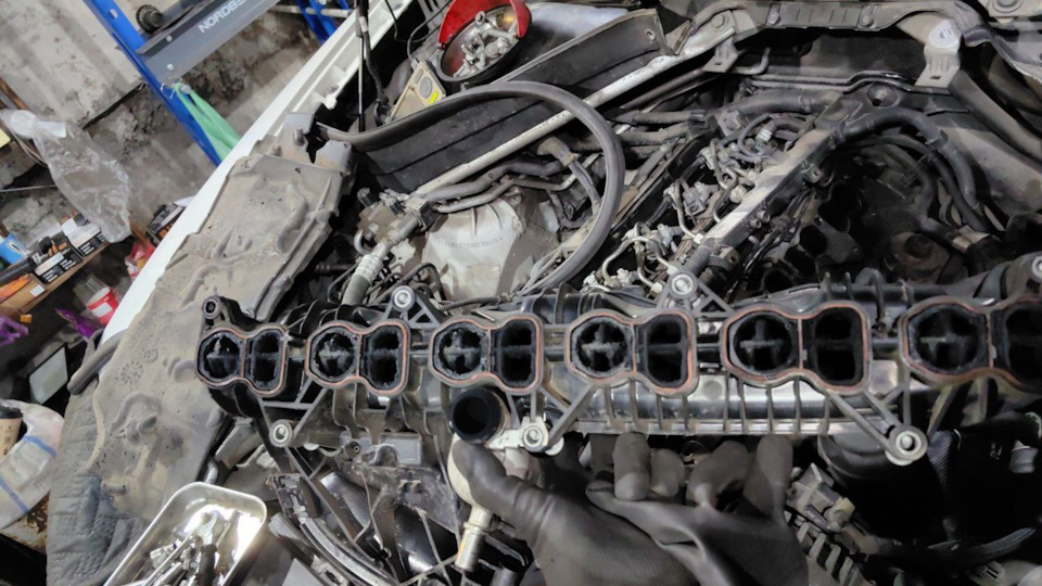 Чистка впуска N57 — BMW X5 (E70), 3 л, 2013 года | плановое ТО | DRIVE2