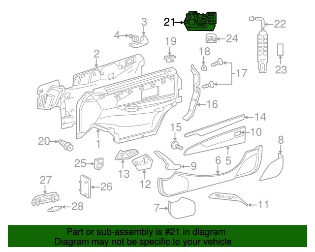 2158202310 Блок управления сиденьем левый Mercedes | Запчасти на DRIVE2