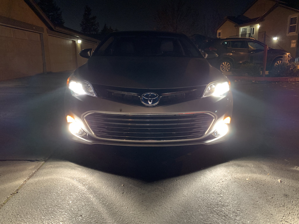 Установка противотуманных фар. — Toyota Avalon Hybrid, 2,5 л, 2015 года ...