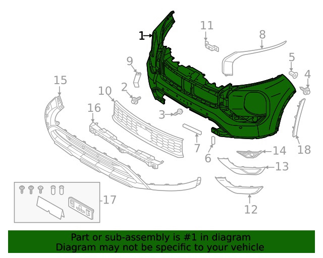 62012W260P Накладка на бампер Mitsubishi | Запчасти на DRIVE2