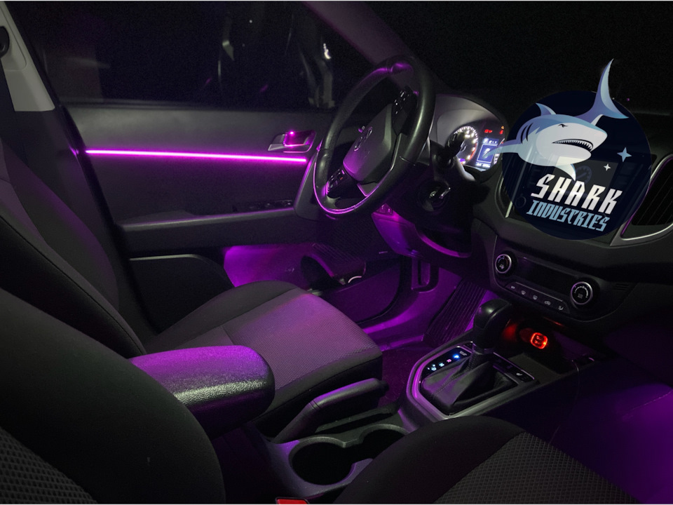Hyundai Creta 2019. Контурная подсветка салона. AMBIENT Light — DRIVE2