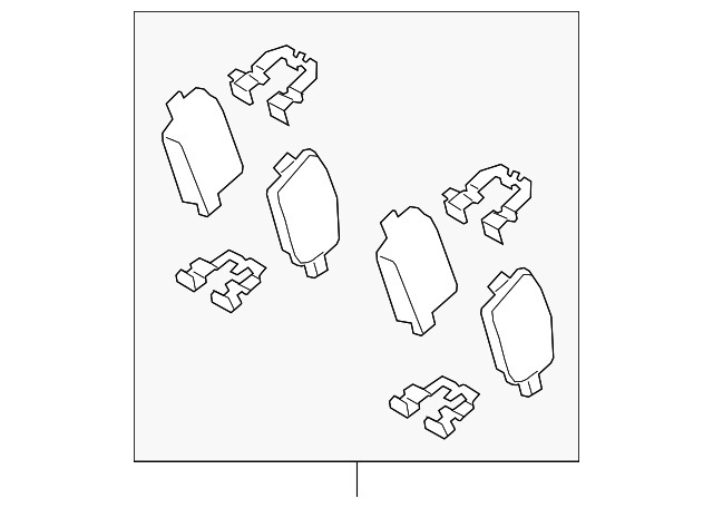 58302S1A30 Комплект тормозных колодок, дисковый тормоз KIA HYUNDAI ...