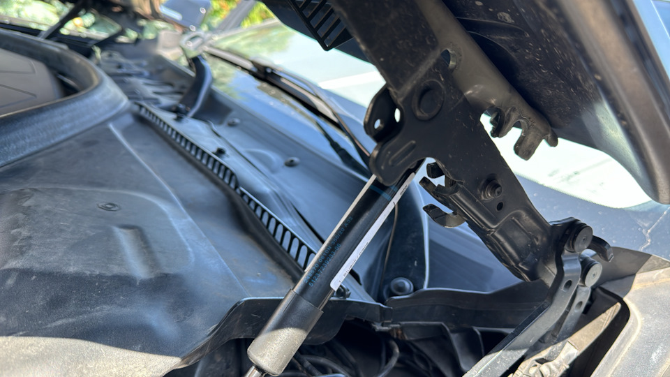 Внеплановая замена аммортизаторов… капота — BMW 3 series (F30), 3 л ...