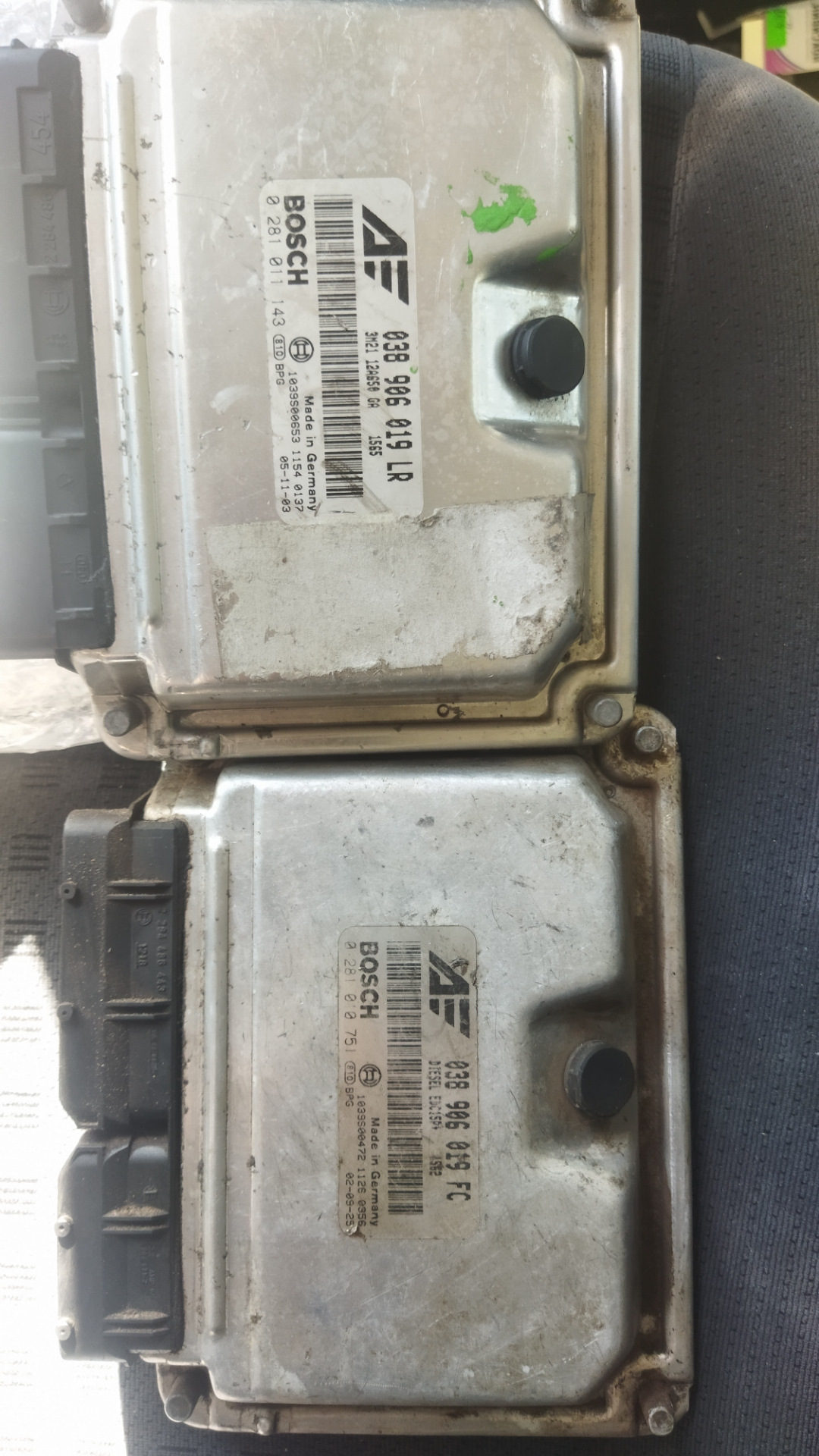 Чип. И диод с расходомером MAF туда же. — Volkswagen Sharan (1G), 1,9 л ...