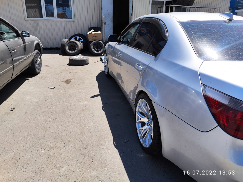 Диски R19 5x120 8.5 и 9.5 стиль 3SDM 001 — BMW 5 series (E60), 3 л ...