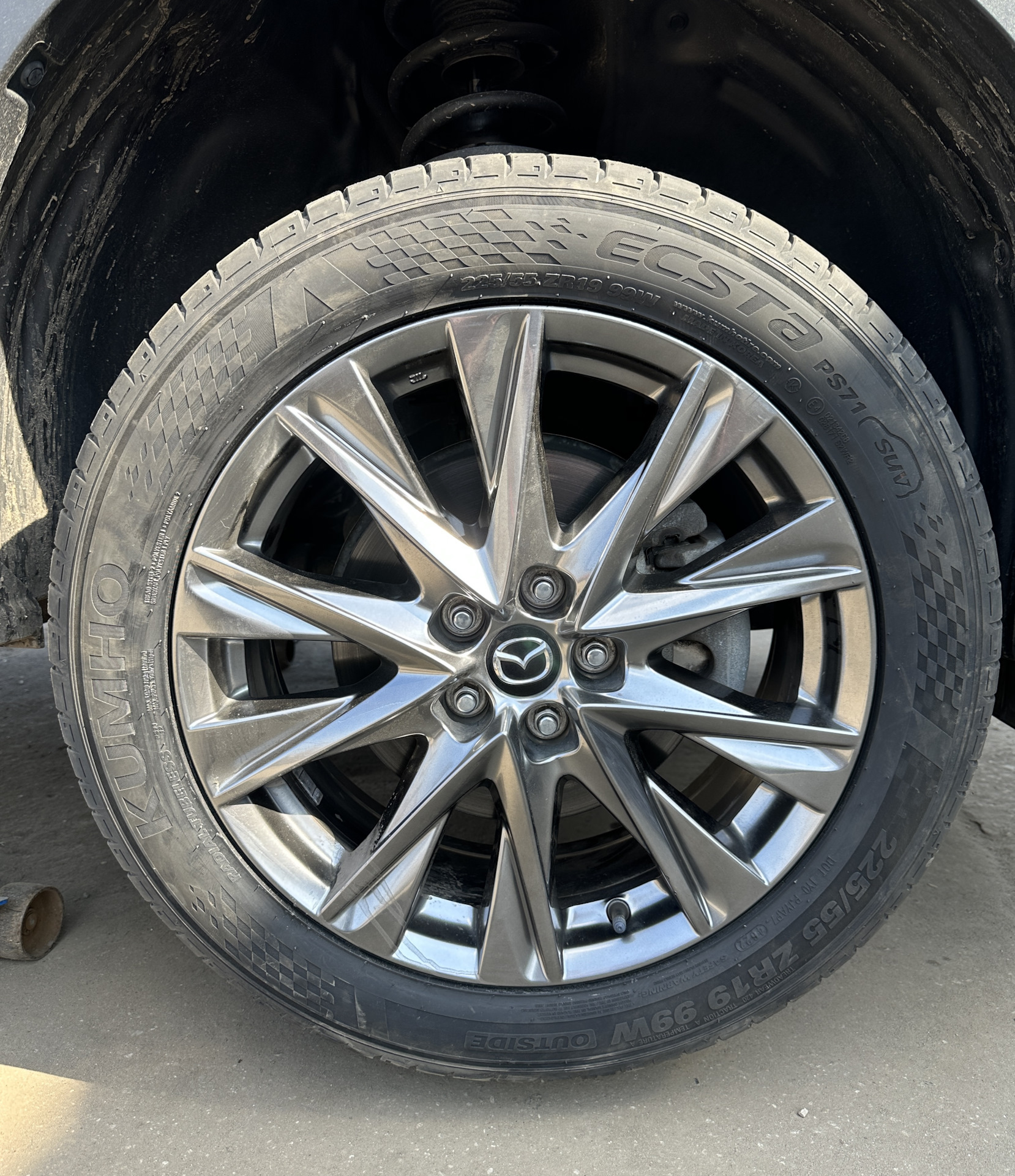 Летняя резина Kumho ECSTA PS71 SUV 225/55 R19 Mazda CX-8 — Mazda CX-8 ...