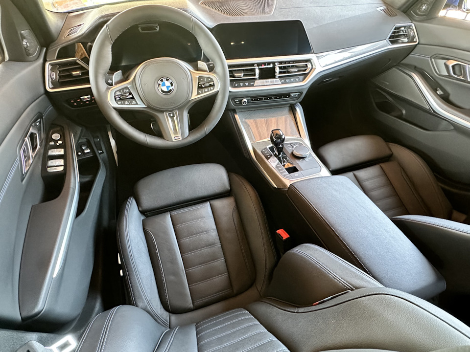 BMW G20 Interior кожа очистки — BMW 3 series (G20), 2 л, 2020 года ...