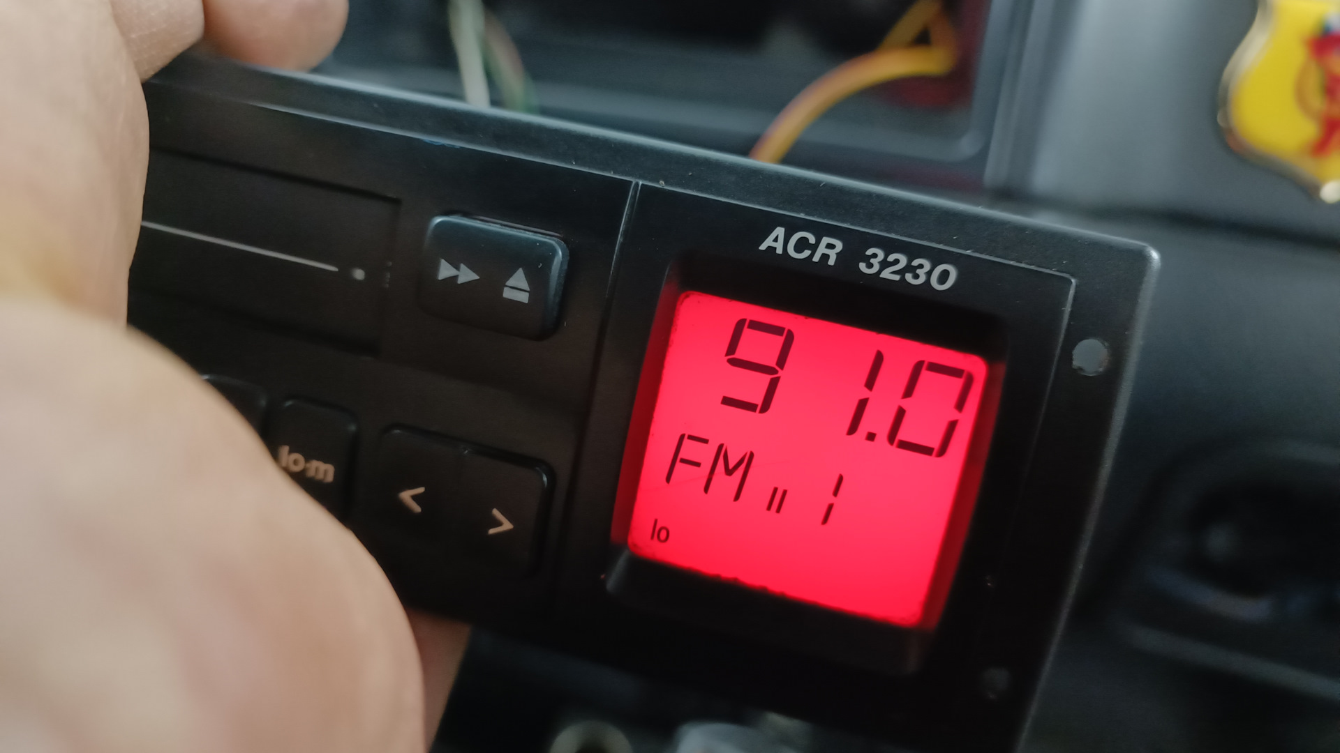 *222. Магнитола Blaupunkt ACR 3230. Подсветка — Citroen AX, 1 л., 1995 ...