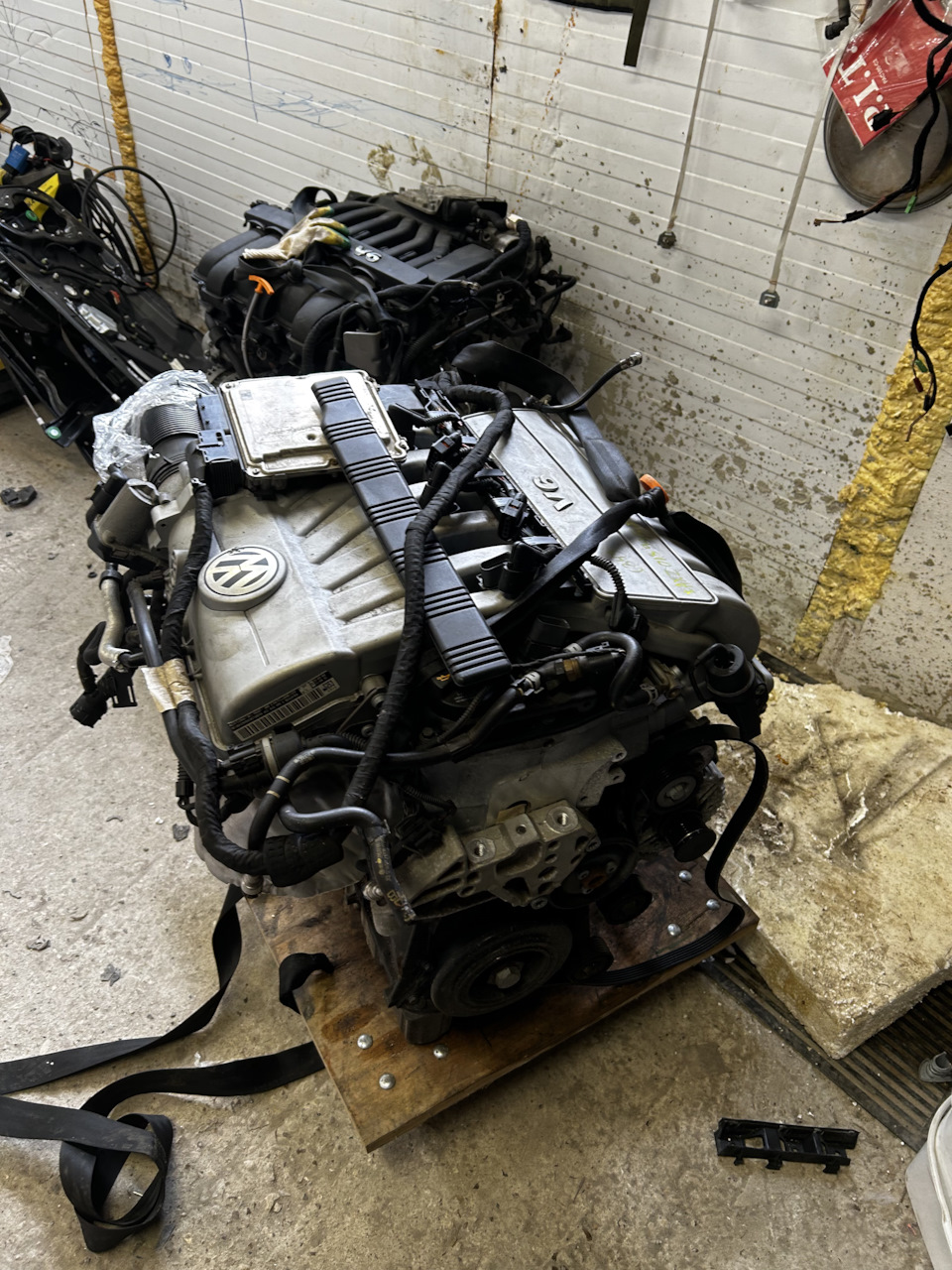 VR6 AXZ SWAP начало — Volkswagen Golf Mk6, 3,2 л, 2011 года | тюнинг ...