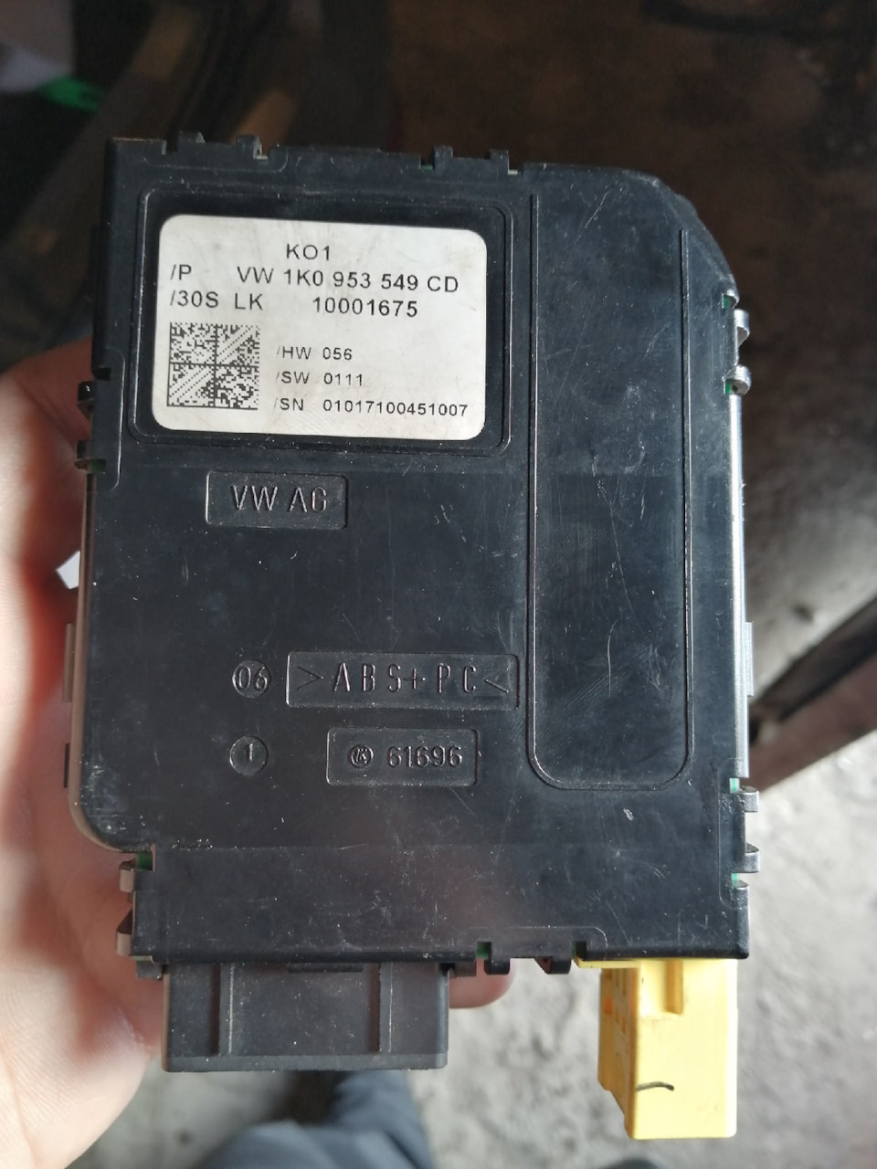 1K0953549CD Модуль подрулевых переключателей VAG | Запчасти на DRIVE2
