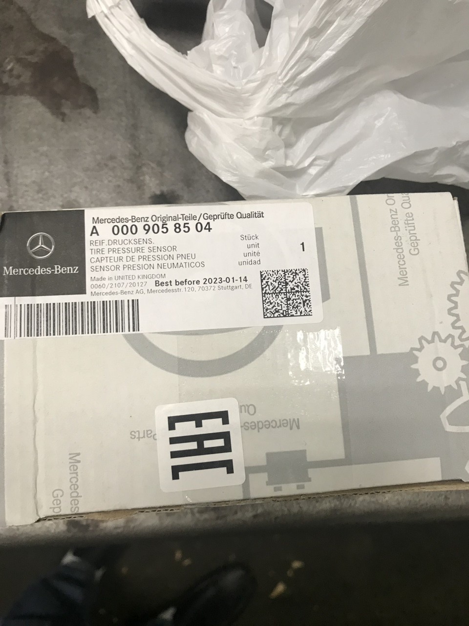 A0009058504 Датчик давления колесный Mercedes | Запчасти на DRIVE2