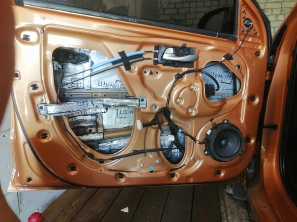 Виброизоляция дверей Kia Rio 4 — путь к тишине — KIA Rio (4G), 1,6 л ...