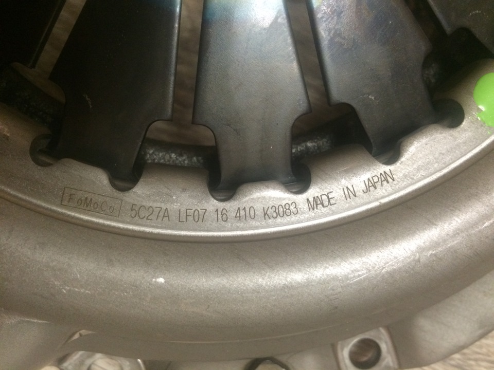 Комплект сцепления MAZDA, замена произведена 18.12.2016г. — Mazda 6 (2G ...