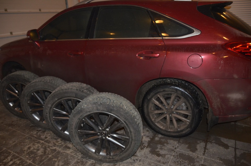 Ну вот и зима — Lexus RX (3G), 3,5 л, 2009 года | шины | DRIVE2