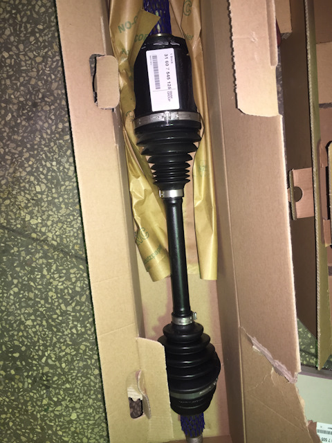 31607545125 Оборотный приводной вал колеса Л BMW | Запчасти на DRIVE2