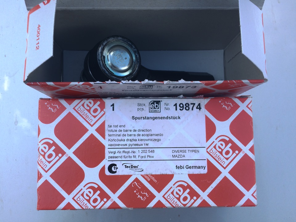 1202548 Наконечник рулевой тяги правый / Fiesta-V, Fusion MAZDA-2 11/01 ...