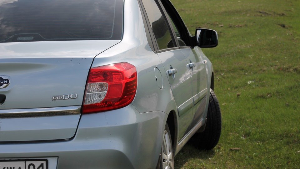 установка зимних шин — Datsun on-Do, 1,6 л, 2014 года | шины | DRIVE2