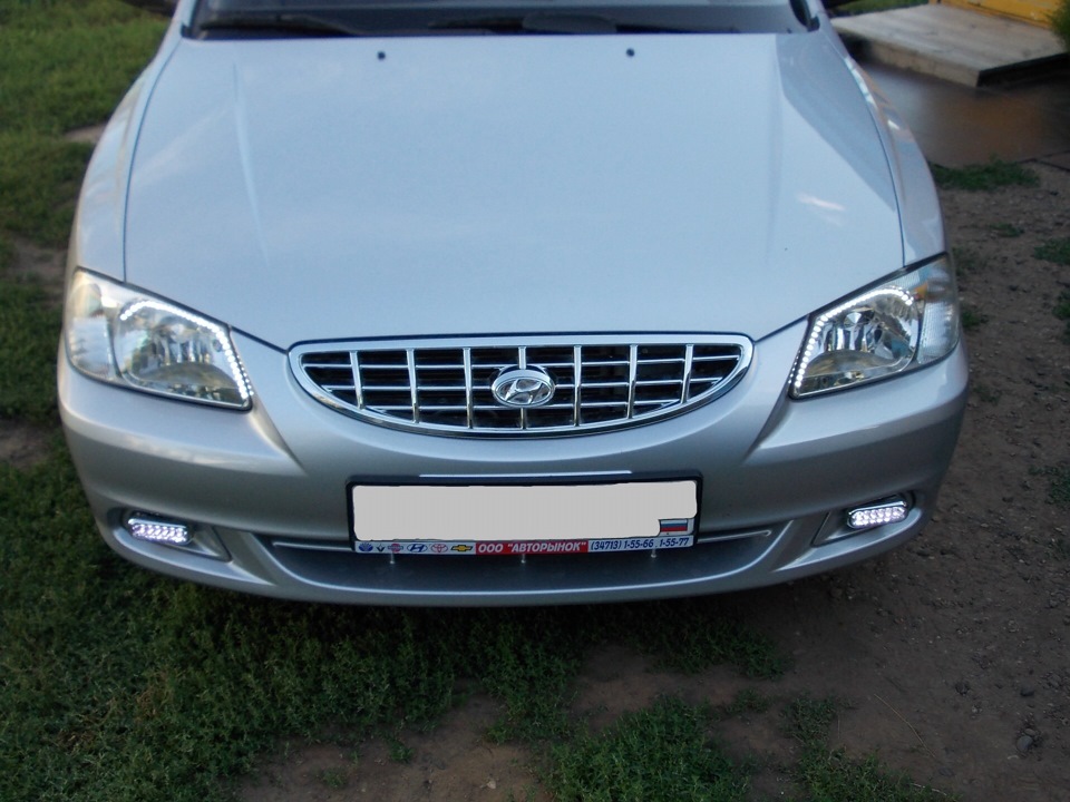 Помогите с решеткой! — Hyundai Accent (2G), 1,5 л, 2005 года | своими ...