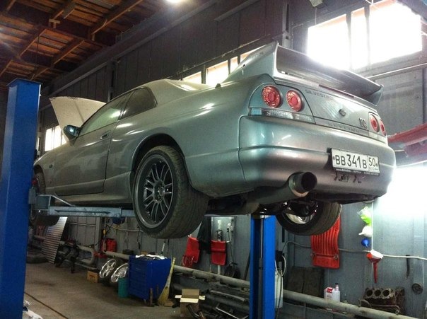 HKS Oil Cooler, kit — 15 ряд, 12 AN — Nissan Skyline GT-R (R33), 2,6 л ...