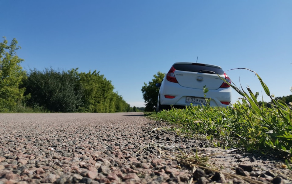 Просто красивое фото — Hyundai Solaris Hatchback, 1,4 л, 2013 года ...