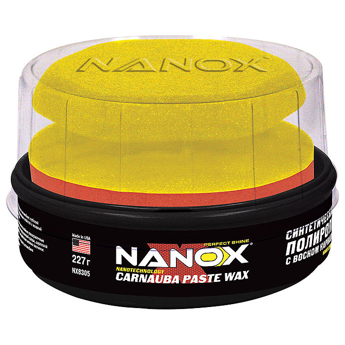 NX8305 Синтетический полироль с воском карнауба Nanox CARNAUBA PASTE ...
