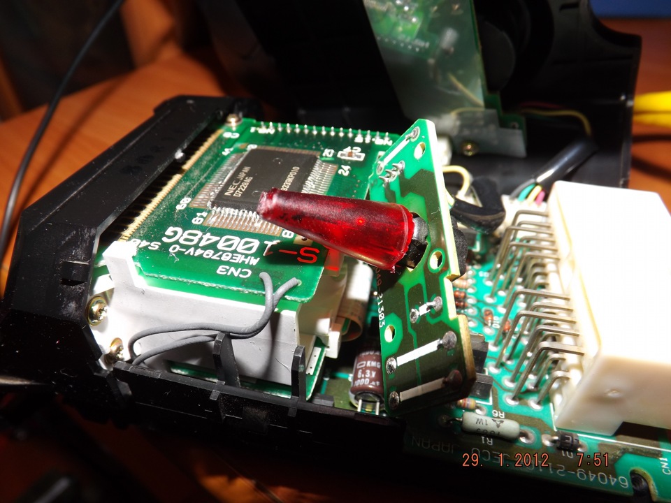 Красная подсветка часов — Toyota Corolla Ceres, 1,6 л, 1995 года ...