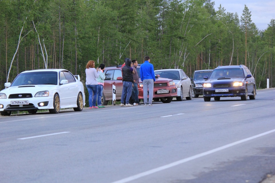 Суба покатухи или мини встреча — Subaru B4 Be 2 л 2001 года