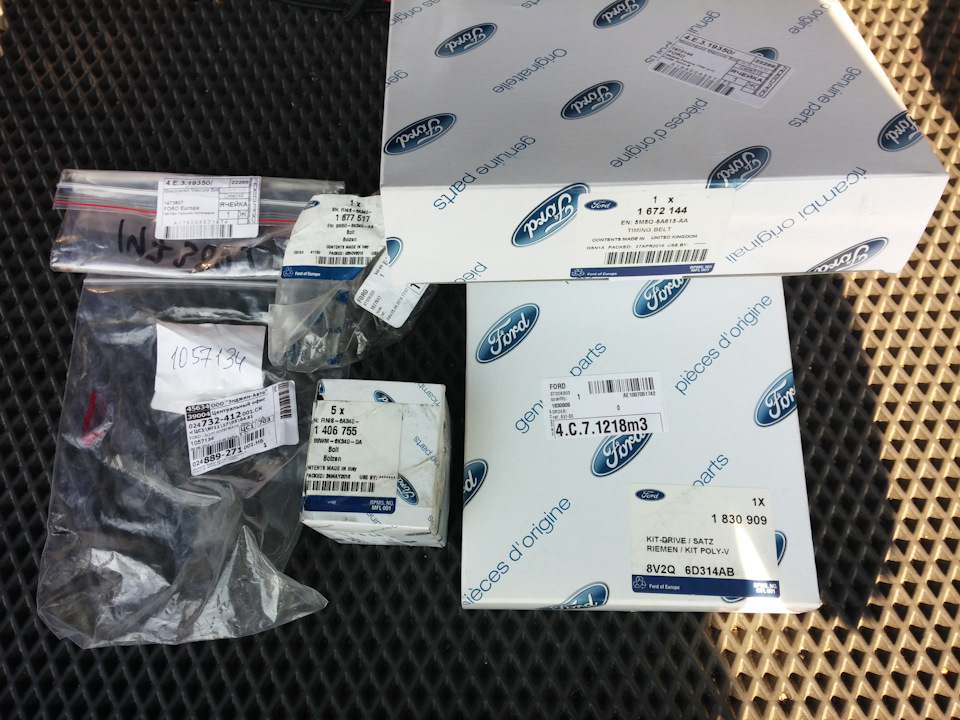 1830909 Поликлиновой ременный комплект Ford | Запчасти на DRIVE2