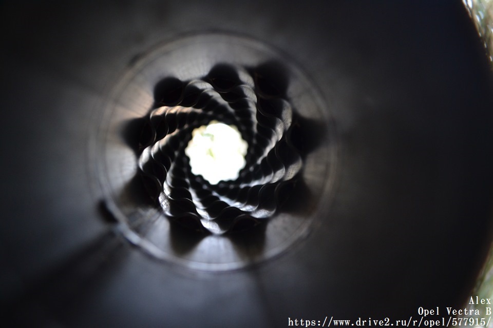 Пламегаситель! — Opel Vectra B, 2 л, 1997 года | своими руками | DRIVE2