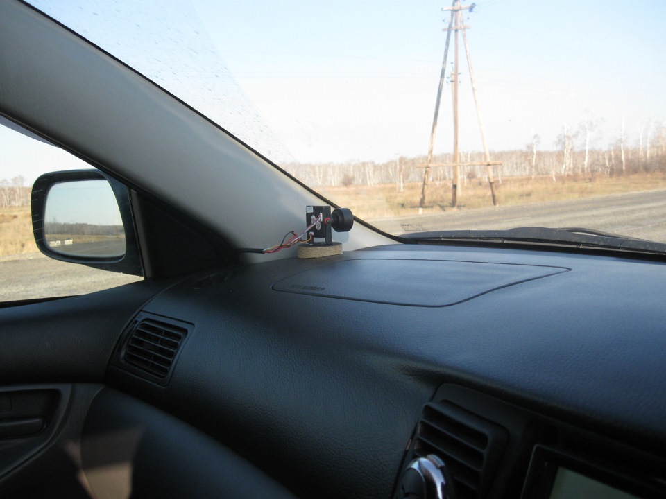 Камера обгона. — Toyota Corolla (120), 1,5 л, 2003 года | аксессуары ...