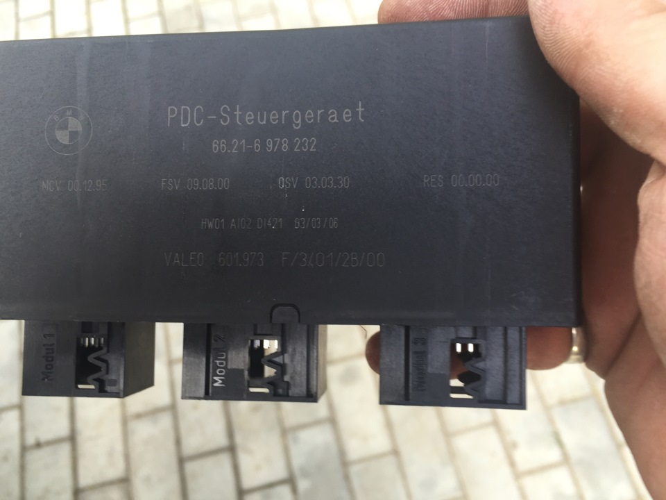 PDC maza f… — BMW 7 series (E65/E66), 4,8 л, 2006 года | поломка | DRIVE2