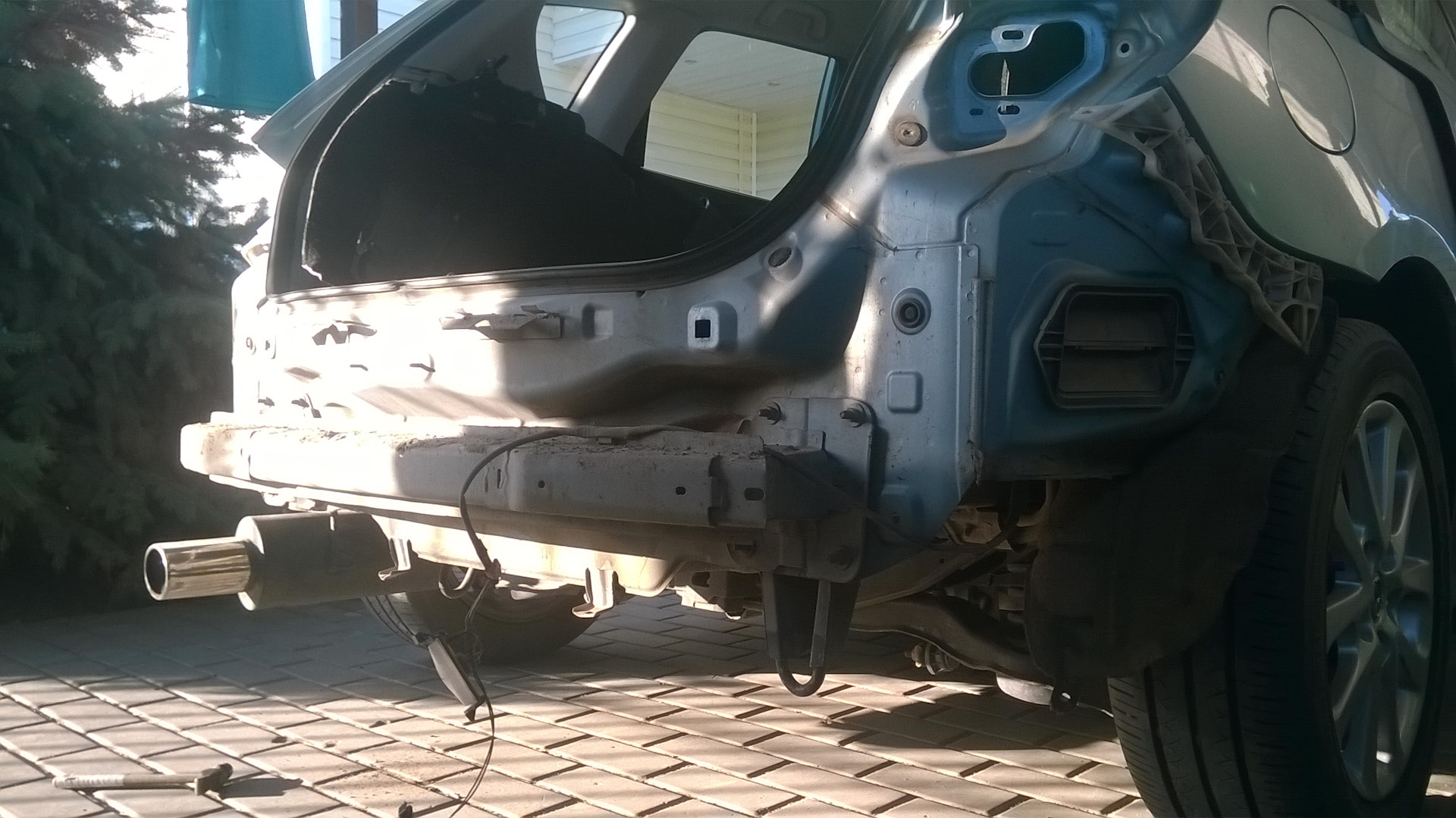 Черные задние габариты — Mazda 3 (1G) BK, 1,6 л, 2008 года | стайлинг ...