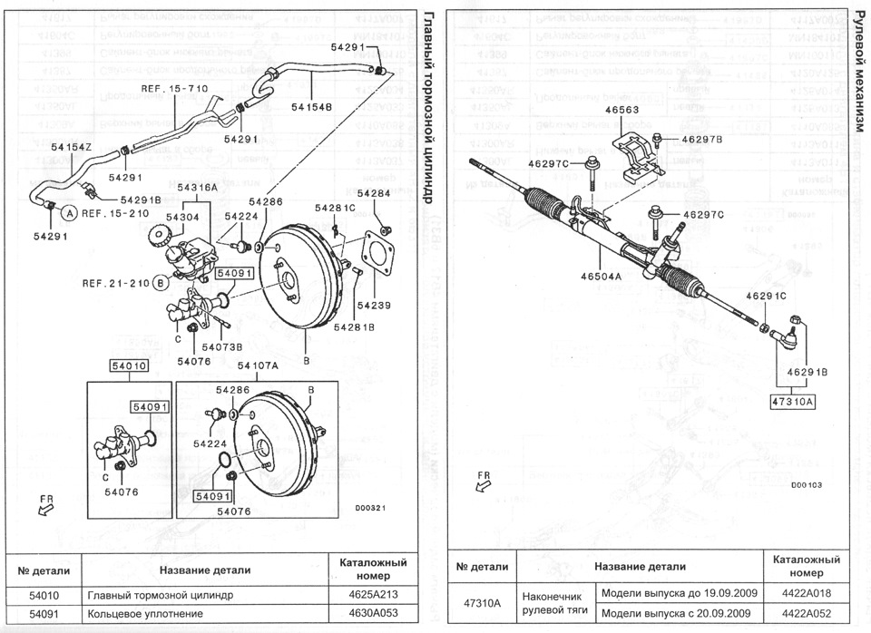 4625A213 Цилиндр главный тормозной Mitsubishi | Запчасти на DRIVE2
