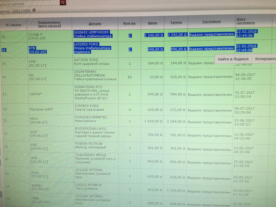 1473935 Болт (М10х51) поворотного кулака для крепления шаровой опоры ...