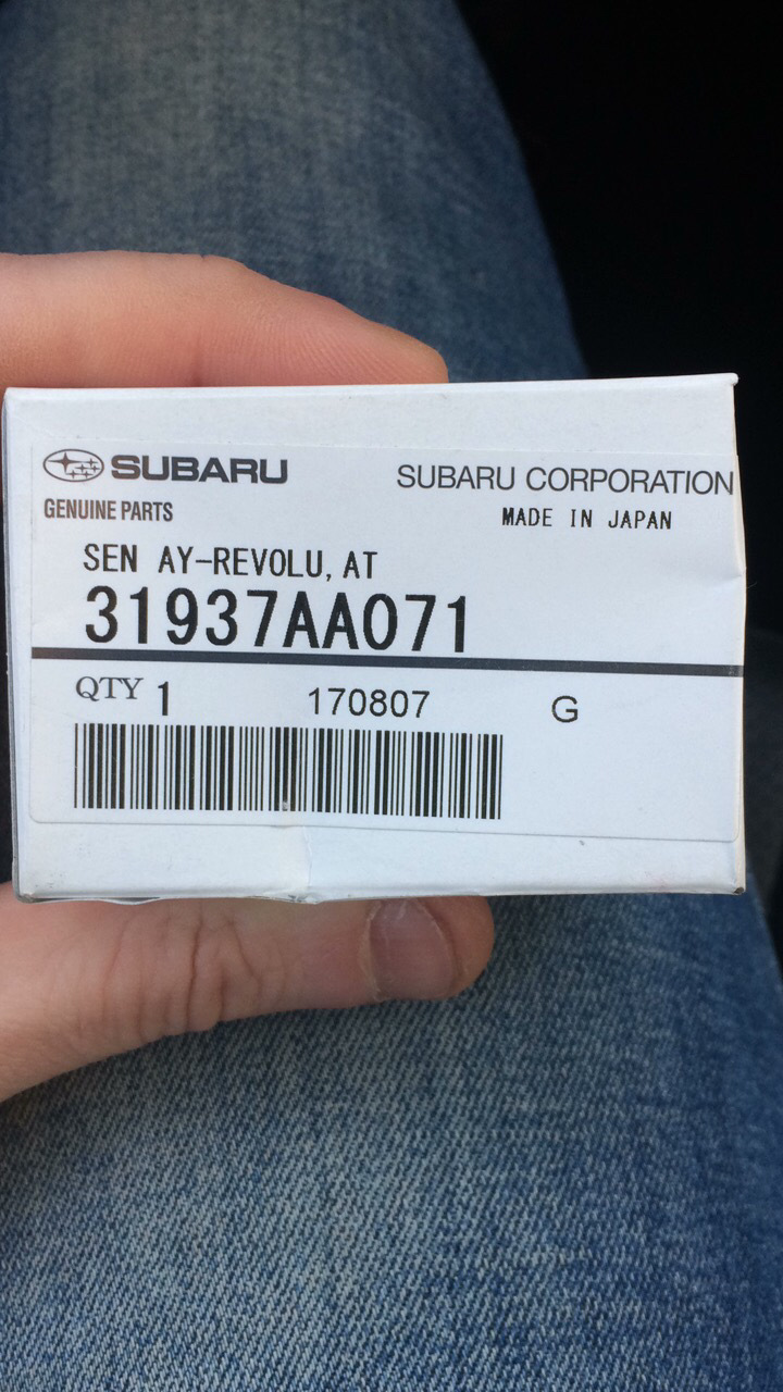 31937AA071 Датчик 31937-AA071 SUBARU | Запчасти на DRIVE2