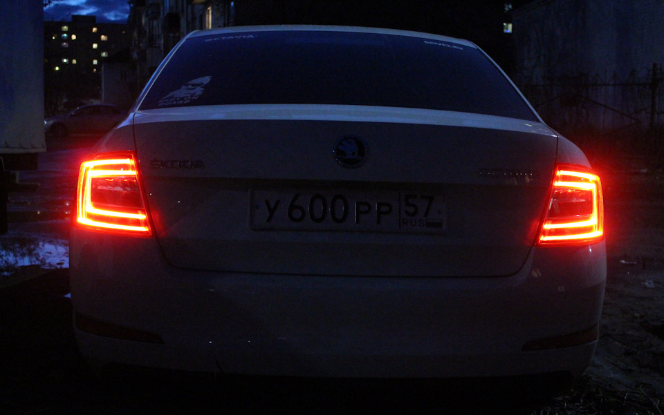 Задние Led фонари. — Skoda Octavia A7 Mk3, 1,6 л, 2014 года | тюнинг ...