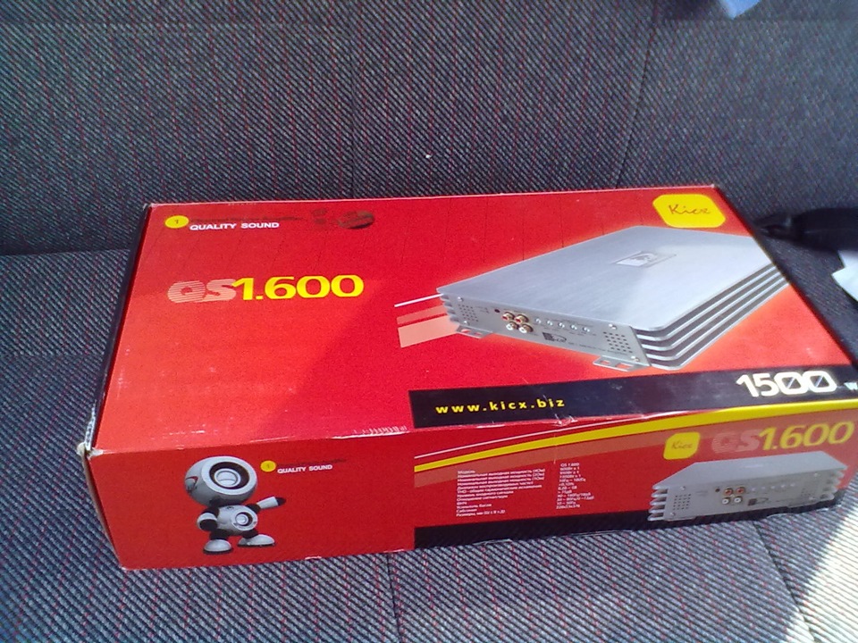 Kicx QS 1.600 — Lada 21099, 1,5 л, 2001 года | автозвук | DRIVE2