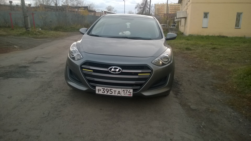опустил номерок — Hyundai i30 (2G), 1,6 л, 2013 года | аксессуары | DRIVE2