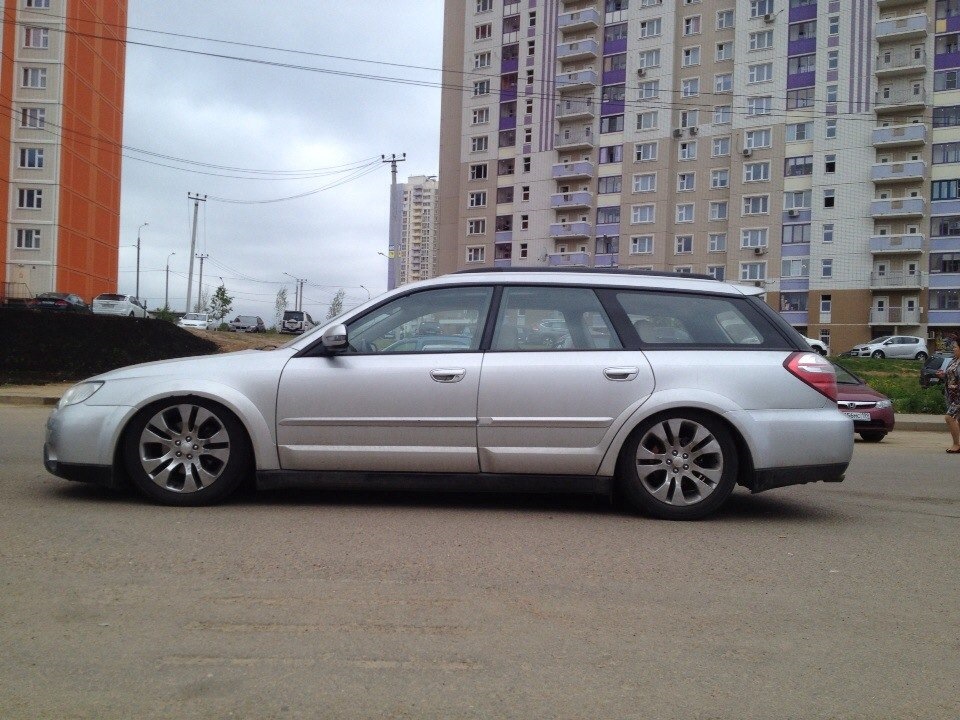 Bagged! — Subaru Outback (BP), 3 л, 2007 года | стайлинг | DRIVE2