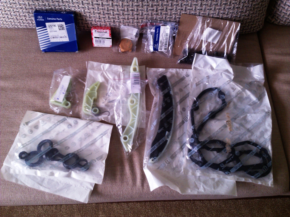 Запчасти для замены цепи ГРМ — Dodge Caliber, 1,8 л., 2008 года ...