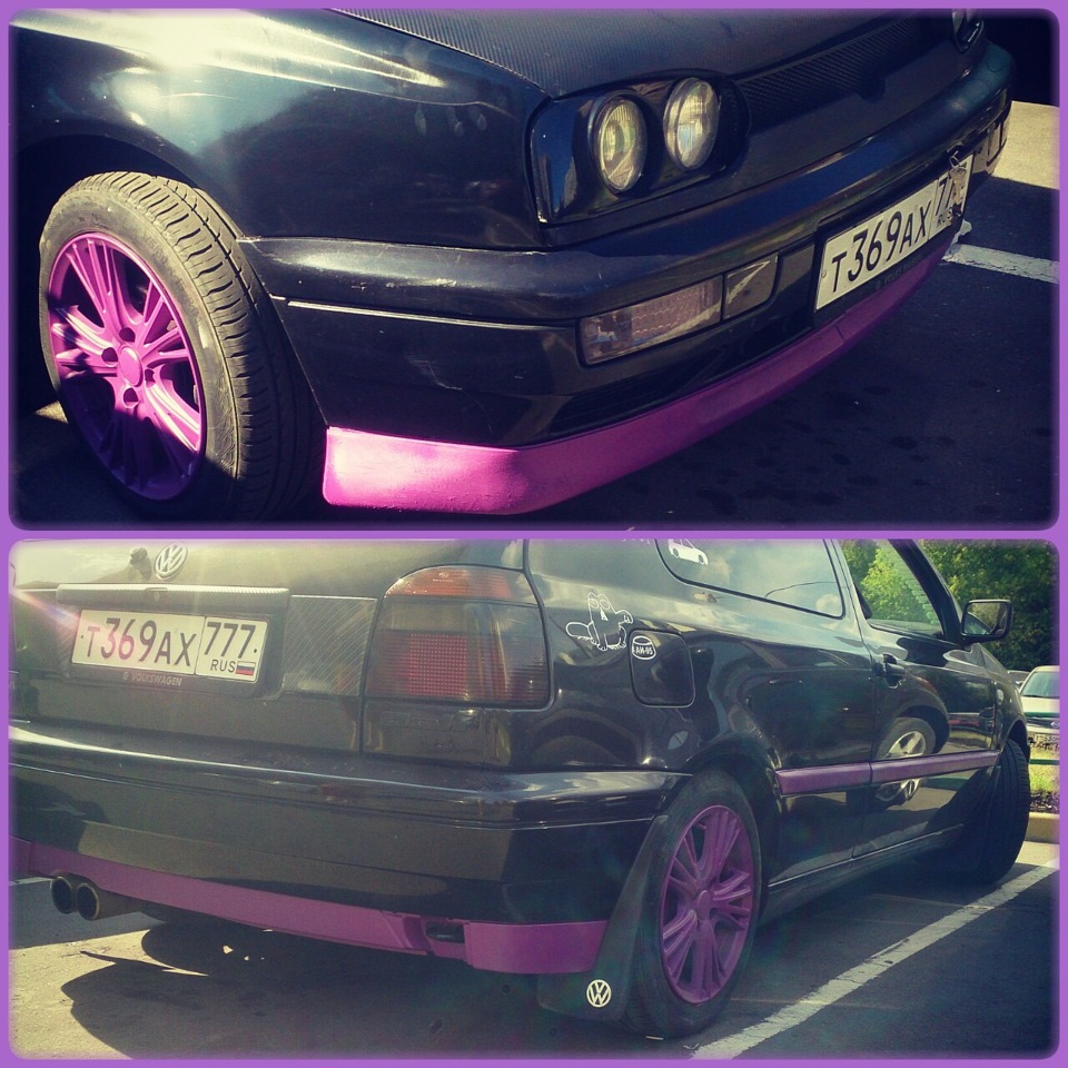 Violet — Volkswagen Golf Mk3, 2 л, 1996 года | стайлинг | DRIVE2