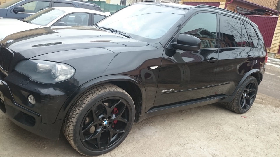 Колеса R21-215 стиль. — BMW X5 (E70), 3 л, 2009 года | колёсные диски ...