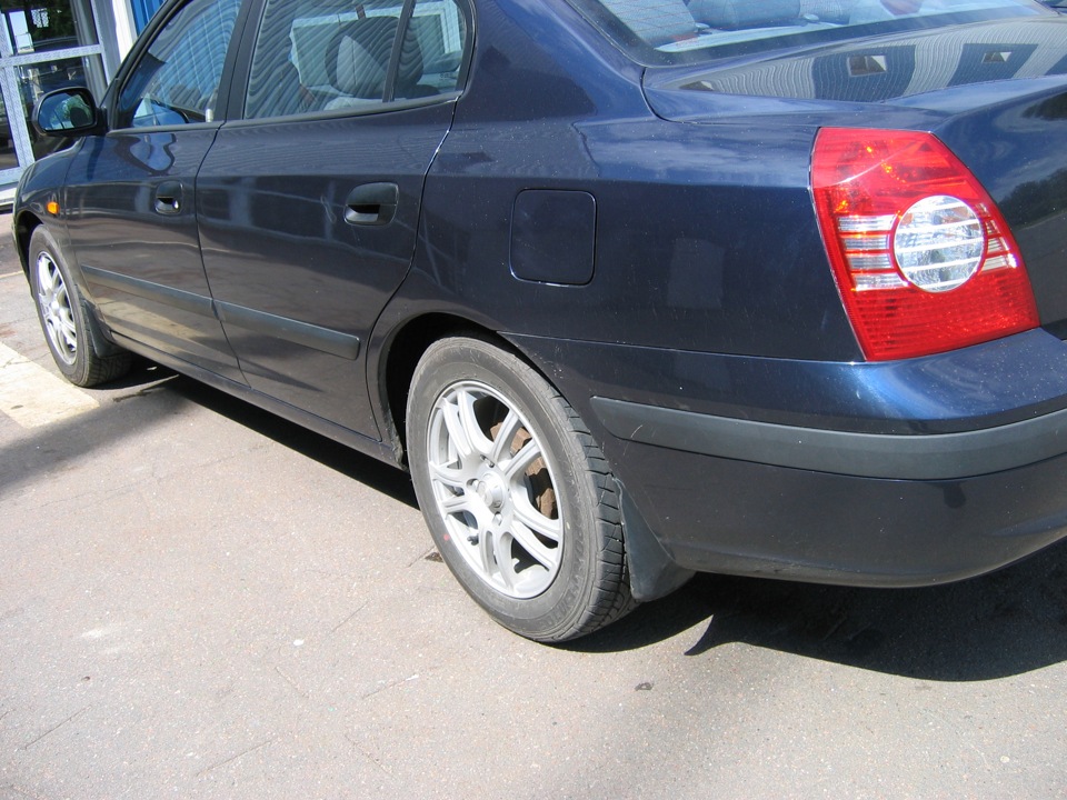 Прозрачные повторители поворота — Hyundai Elantra (3G), 1,6 л, 2004 ...