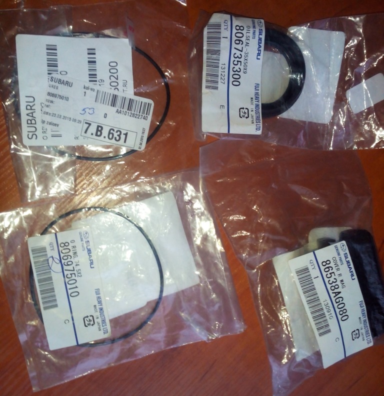 Наконец-то пришли долгожданные запчасти — Subaru Impreza (GD/GG), 2 л ...