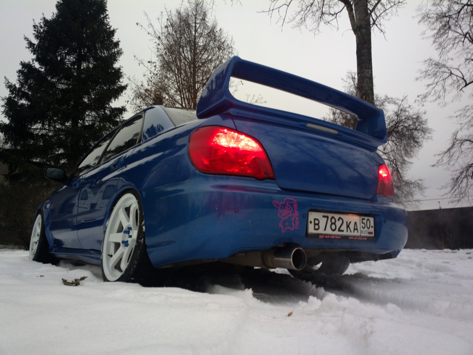Dropped-OFF или зима на носу — Subaru Impreza WRX STI (GD), 2 л, 2004 ...