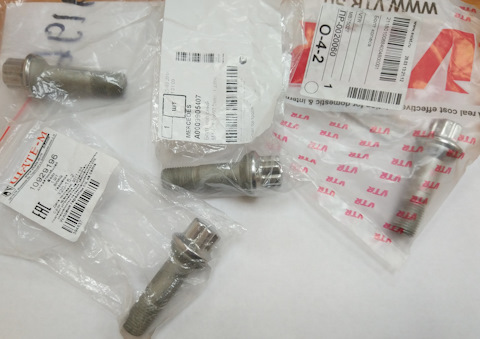 A0009905407 Болт м14. Mercedes | Запчасти на DRIVE2