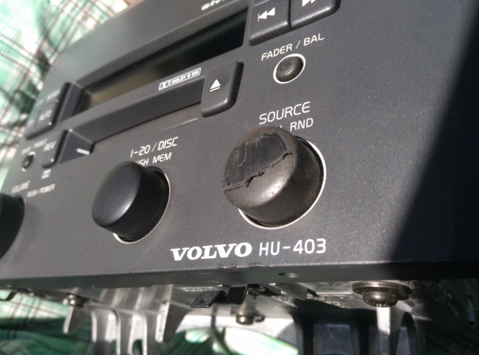 Ручки магнитолы — Volvo V70 II, 2,5 л, 2000 года | своими руками | DRIVE2