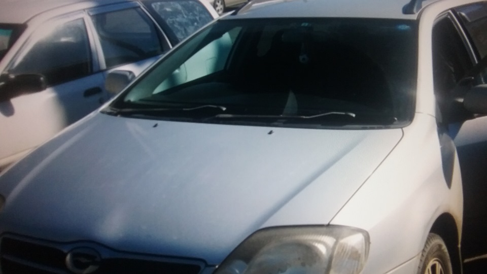 Бортжурнал Toyota Corolla Fielder Серый 1nz-fe inside