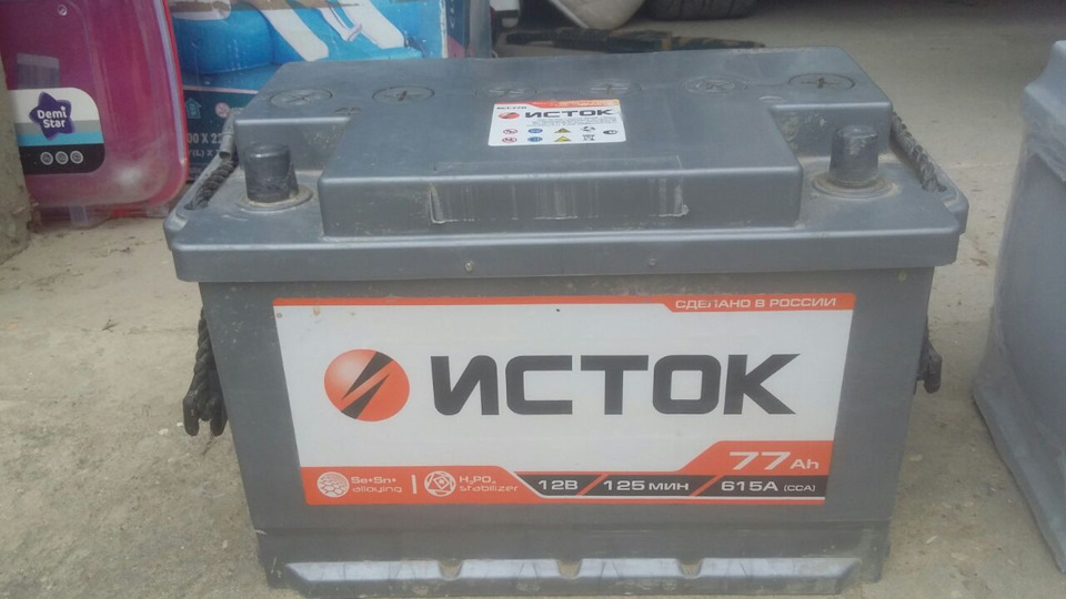 Не прожил трех лет аккумулятор "Исток" — УАЗ Patriot, 2,7 л, 2014 года ...