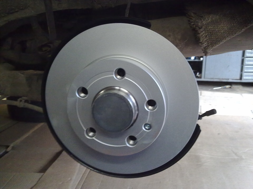 Замена задних тормозов.Переход на двухрядный подшипник. Часть II ...